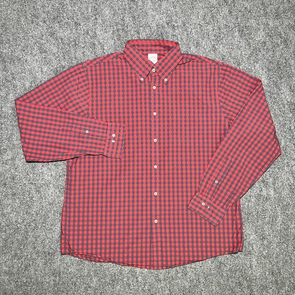 Brooks Brothers | Shirts | Brooks Brothers Button Down Shirt Red Navy ...